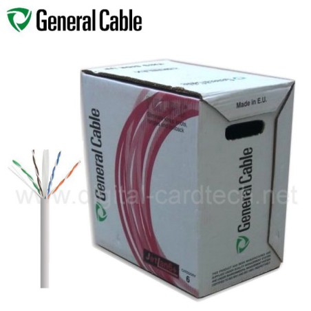 Bobine câble réseau U/UTP Cat6 pvc 305m - General Cable